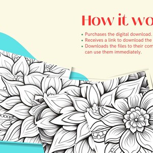 50 Pages Adult & Kid Mandala Coloring Pages – 50 Stress Relief Patterns ...