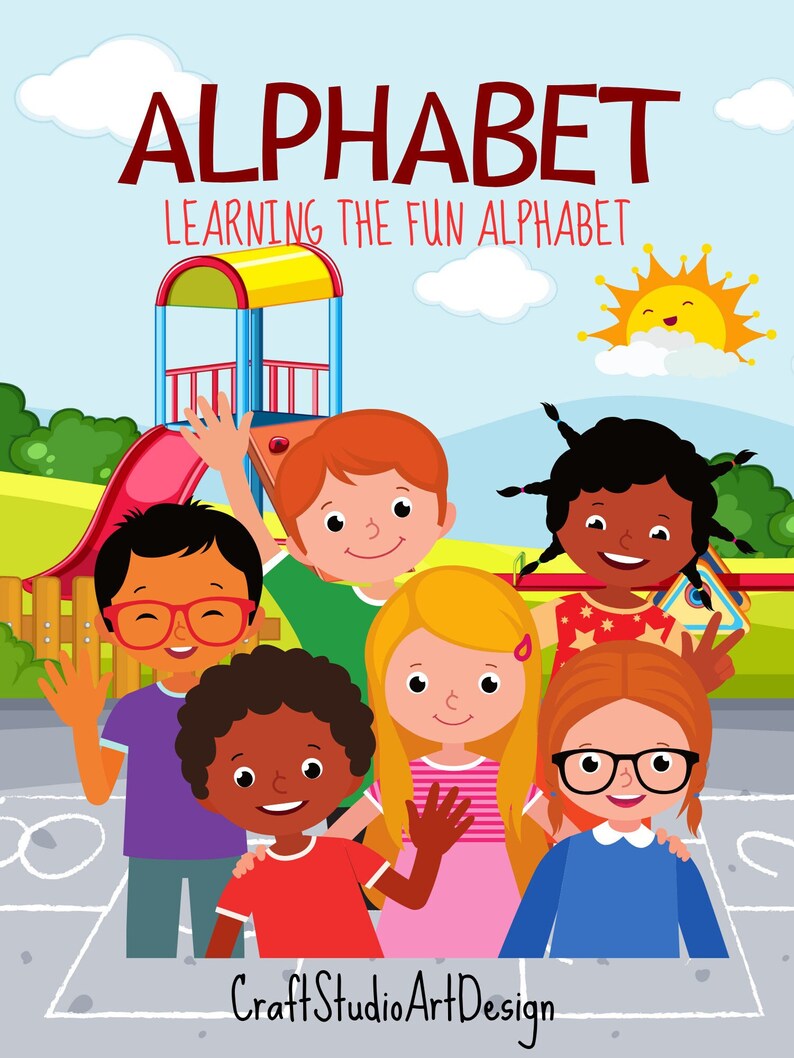 Babys First ABC Book: Educational Alphabet Coloring Pages Worksheets ...