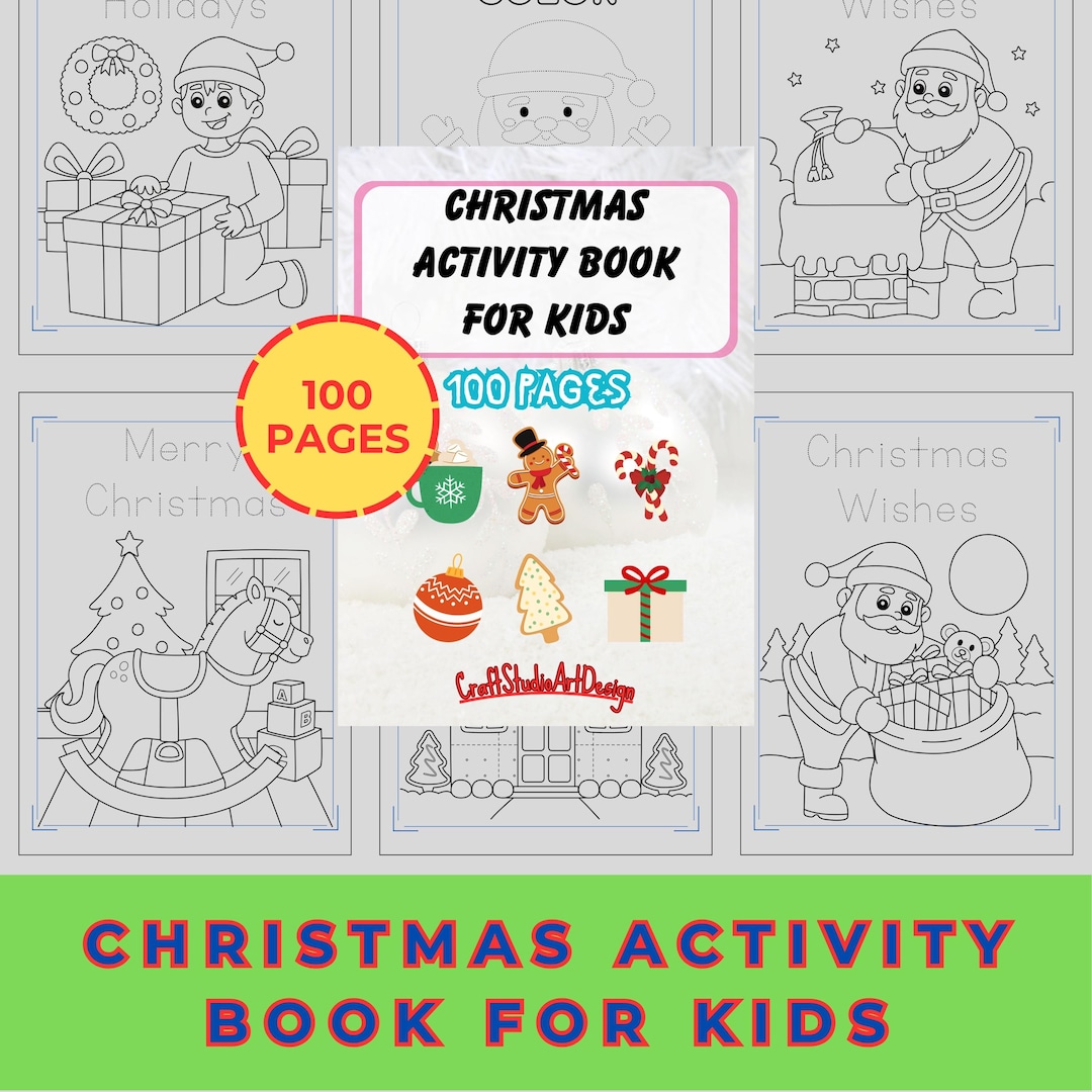 Christmas Coloring Kids Coloring Pages 100 Christmas Coloring Pages ...