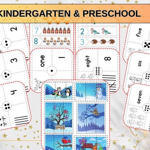 Winter Worksheets for Kids 114 Pages Preschool Bundle, Pre-k ...