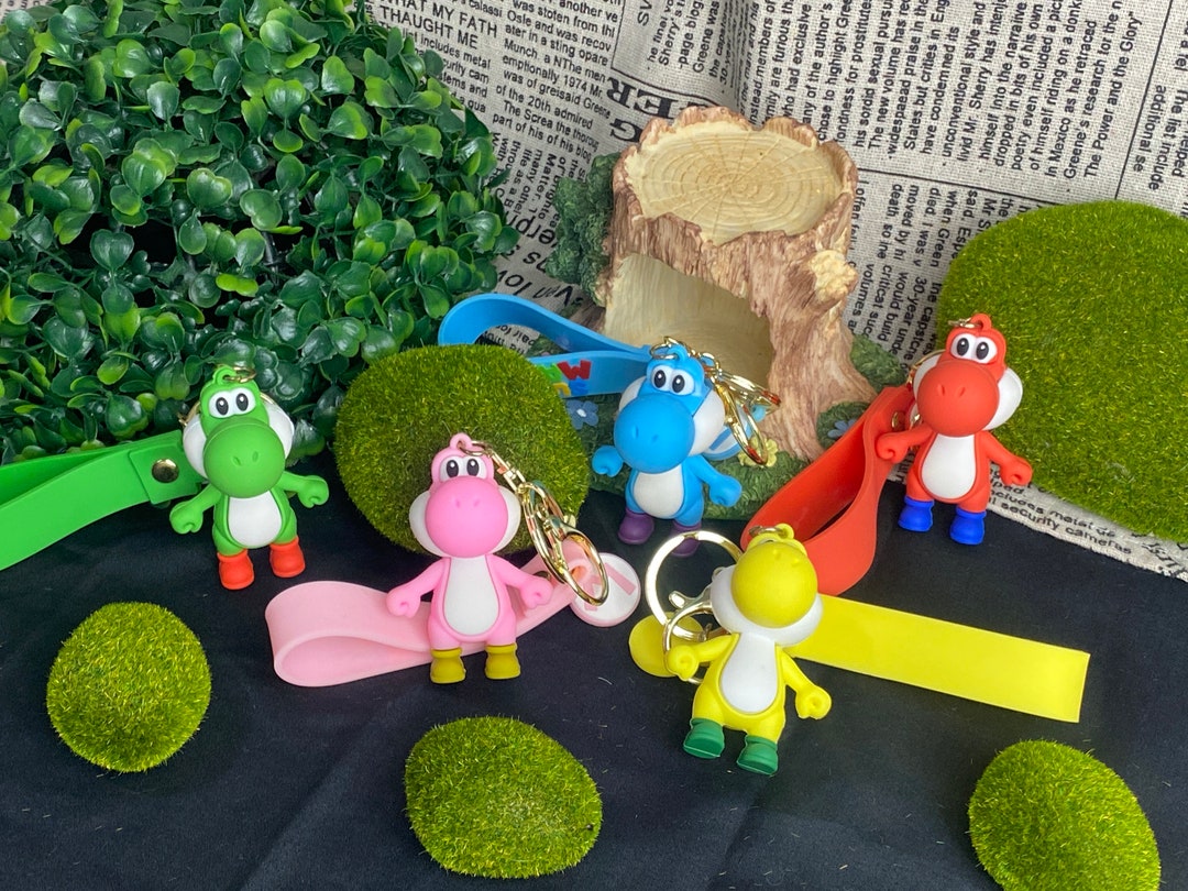Super Mario Yoshi 3D Keychain Mario Keychain Cartoon Keychain Best Gift ...