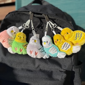 Budgie Bird Plush Keychain: Custom Colors Available - Etsy