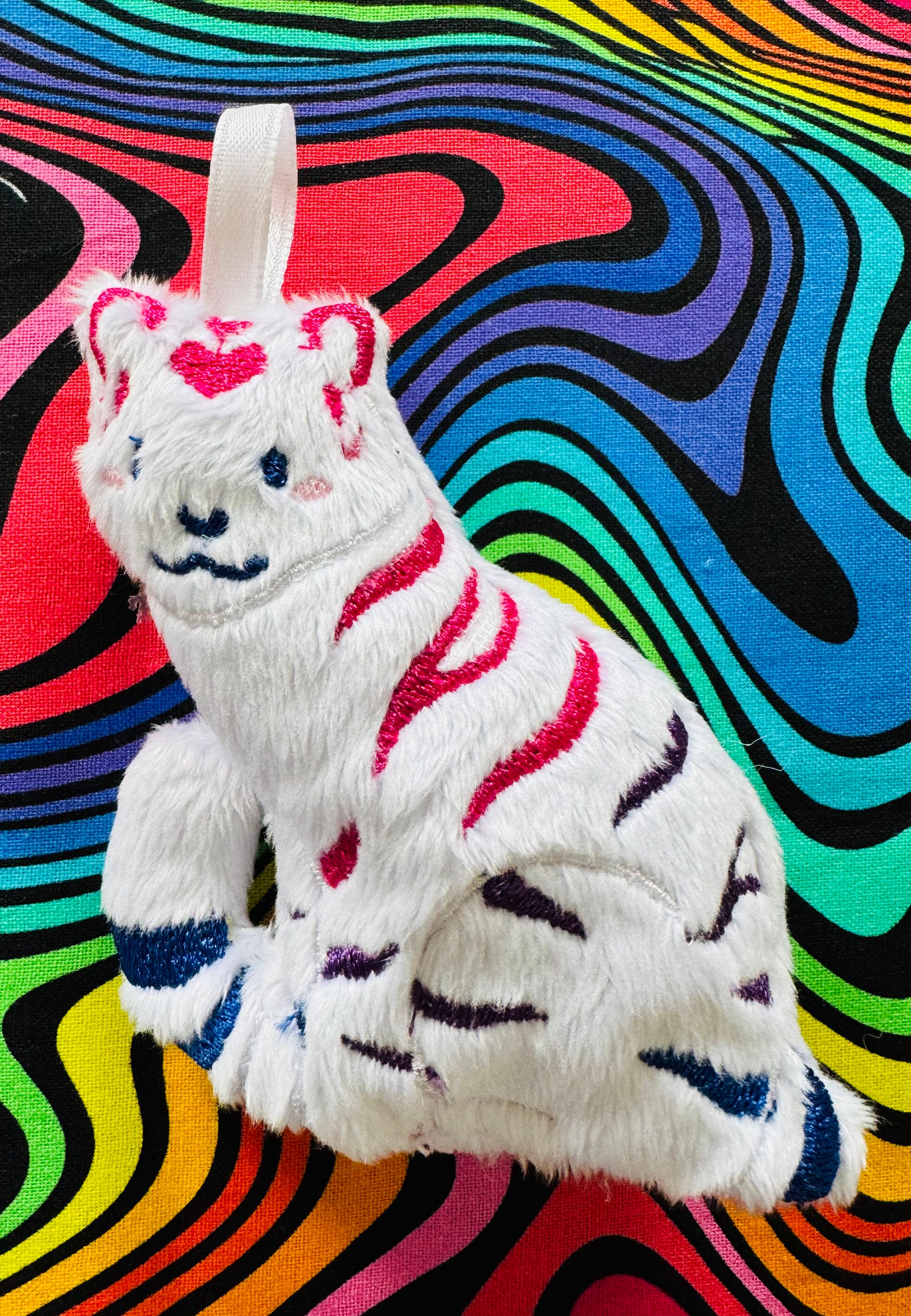 Customizable Pride Tiger LGBTQ Plush Keychain - Etsy