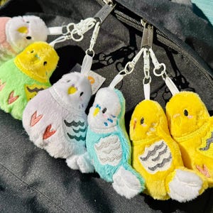 Budgie Bird Plush Keychain: Custom Colors Available - Etsy