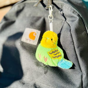 Budgie Bird Plush Keychain: Custom Colors Available - Etsy