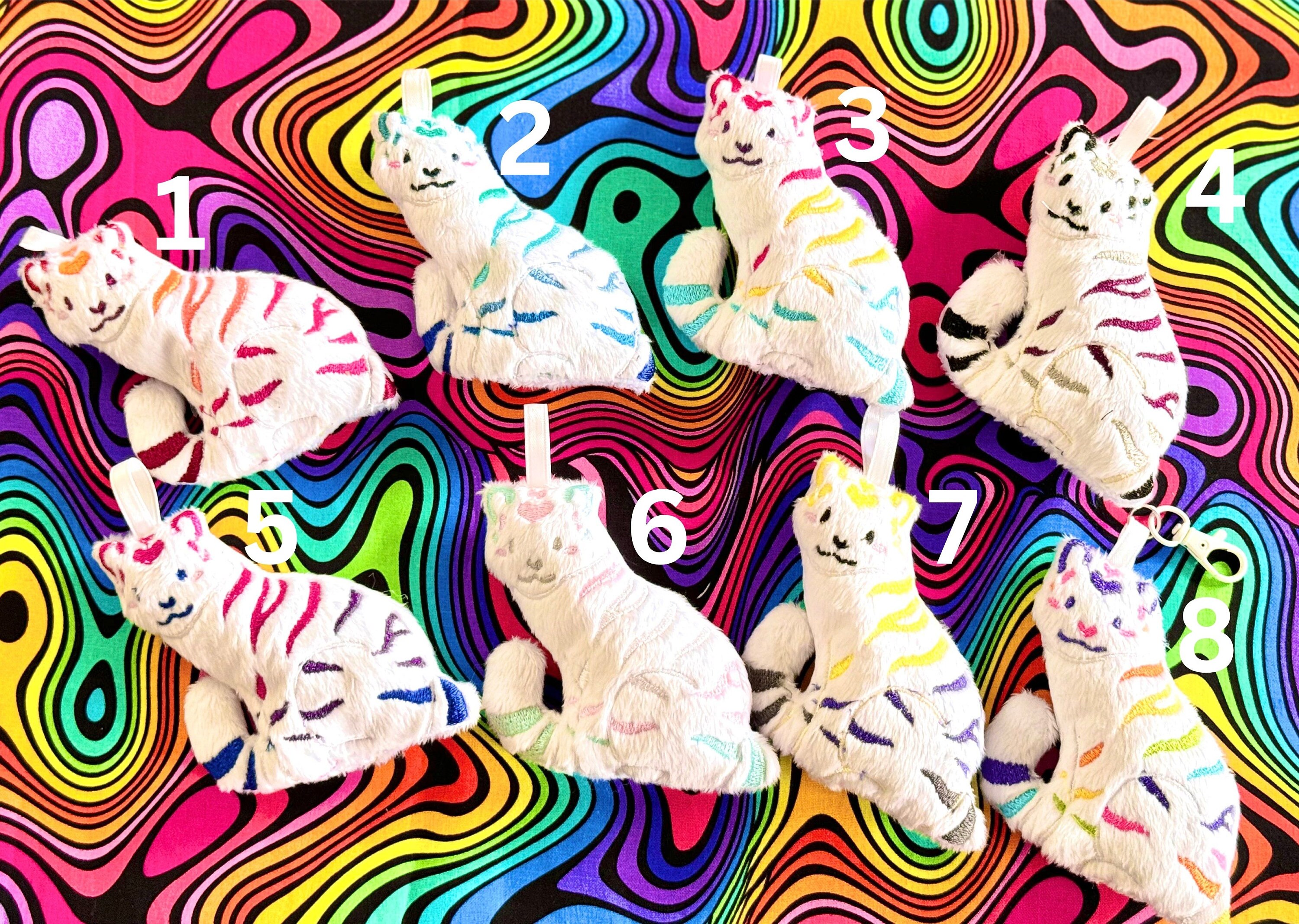 Customizable Pride Tiger LGBTQ Plush Keychain - Etsy