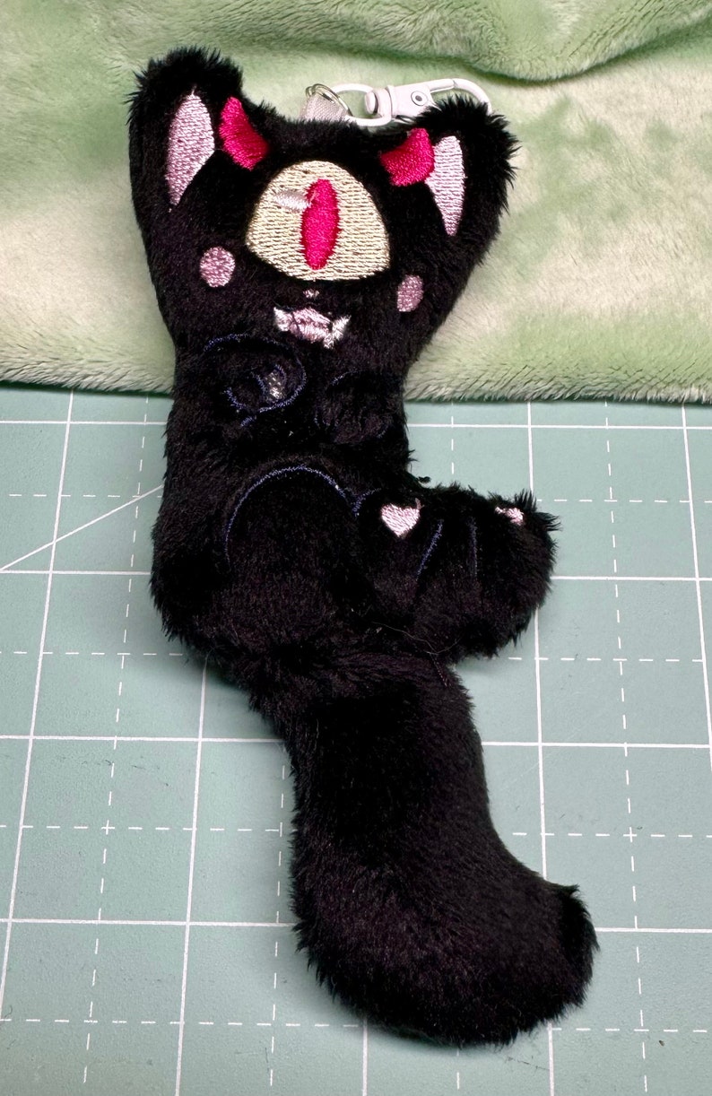 Alien Kitty Plush Keychain Cyclops Kawaii Weirdcore Customizable - Etsy