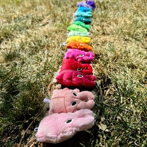 Stag Beetle Bug Rainbow Plush Keychain Charm | Version 1 - Etsy