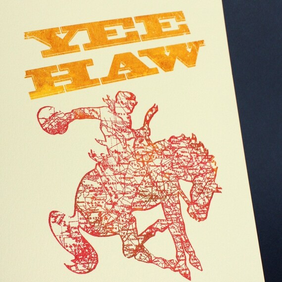Yee Haw Limited-edition Print 1/20 | Etsy