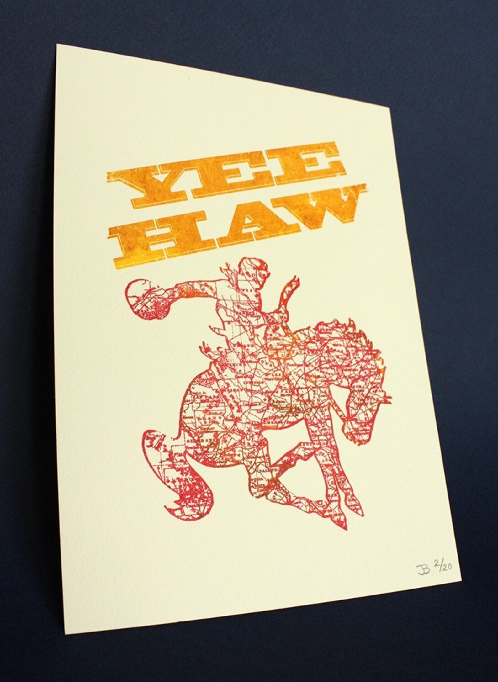 Yee Haw Limited-edition Print 1/20 - Etsy