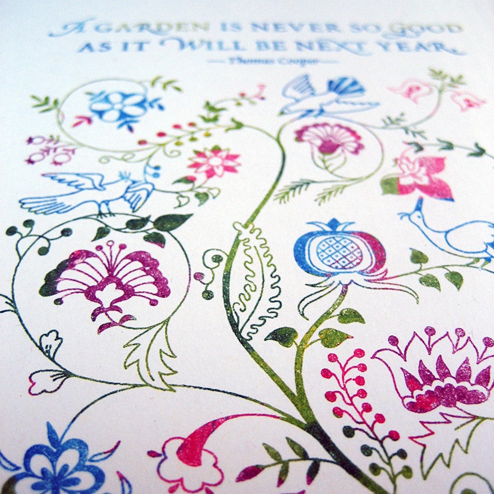 Good Garden Note Cards, Set of Four - Etsy