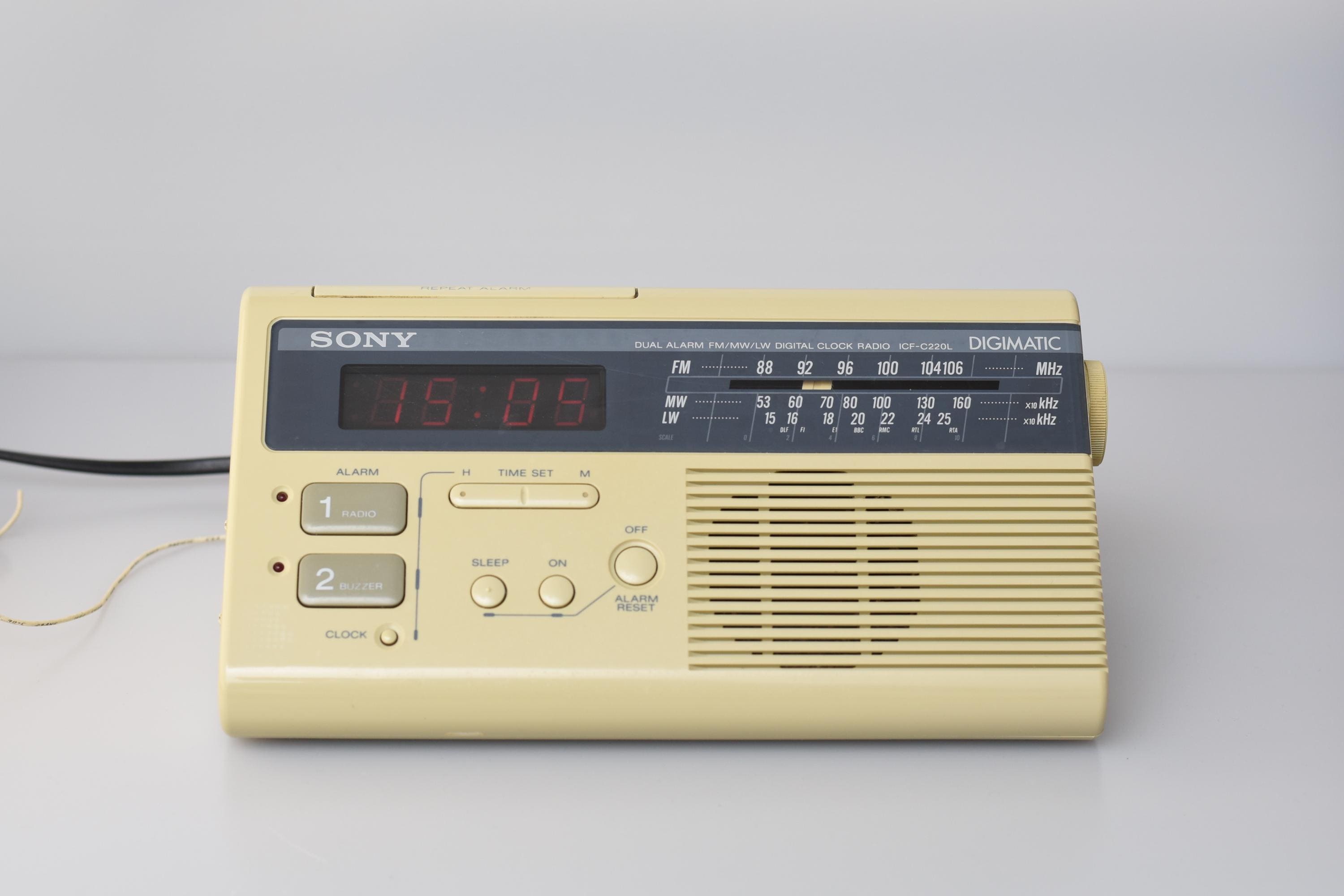 Sony Digimatic Vintage Digital Clock Radio 1980s - Etsy