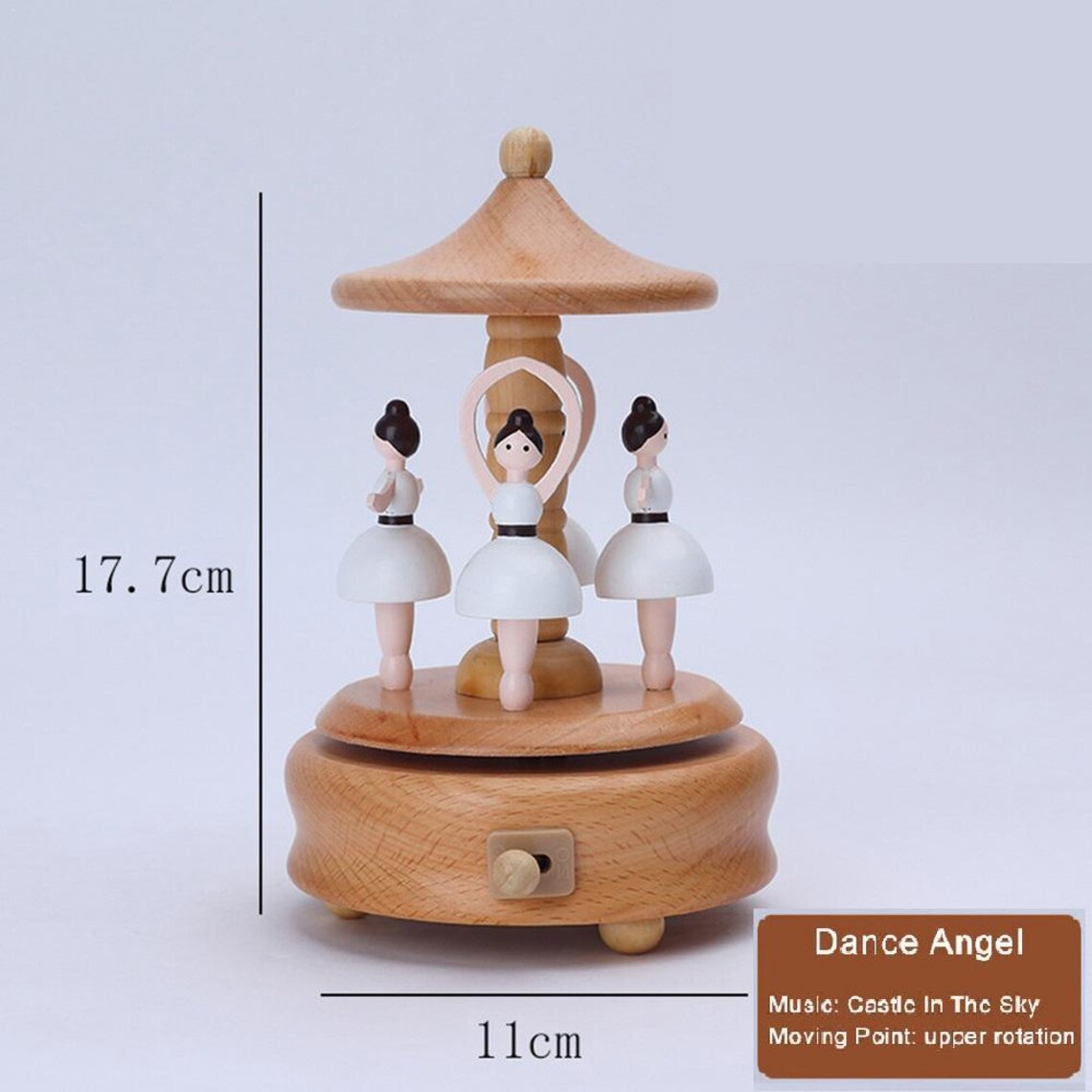 Personalized Wooden Carousel Music Box – Engraved Name, Baby Gift - Etsy