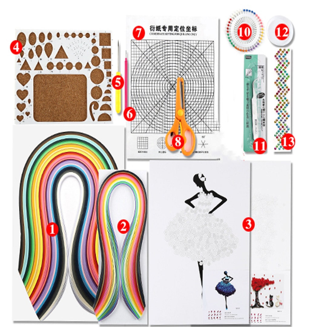 DIY Paper Craft Quill Art Kit - Etsy