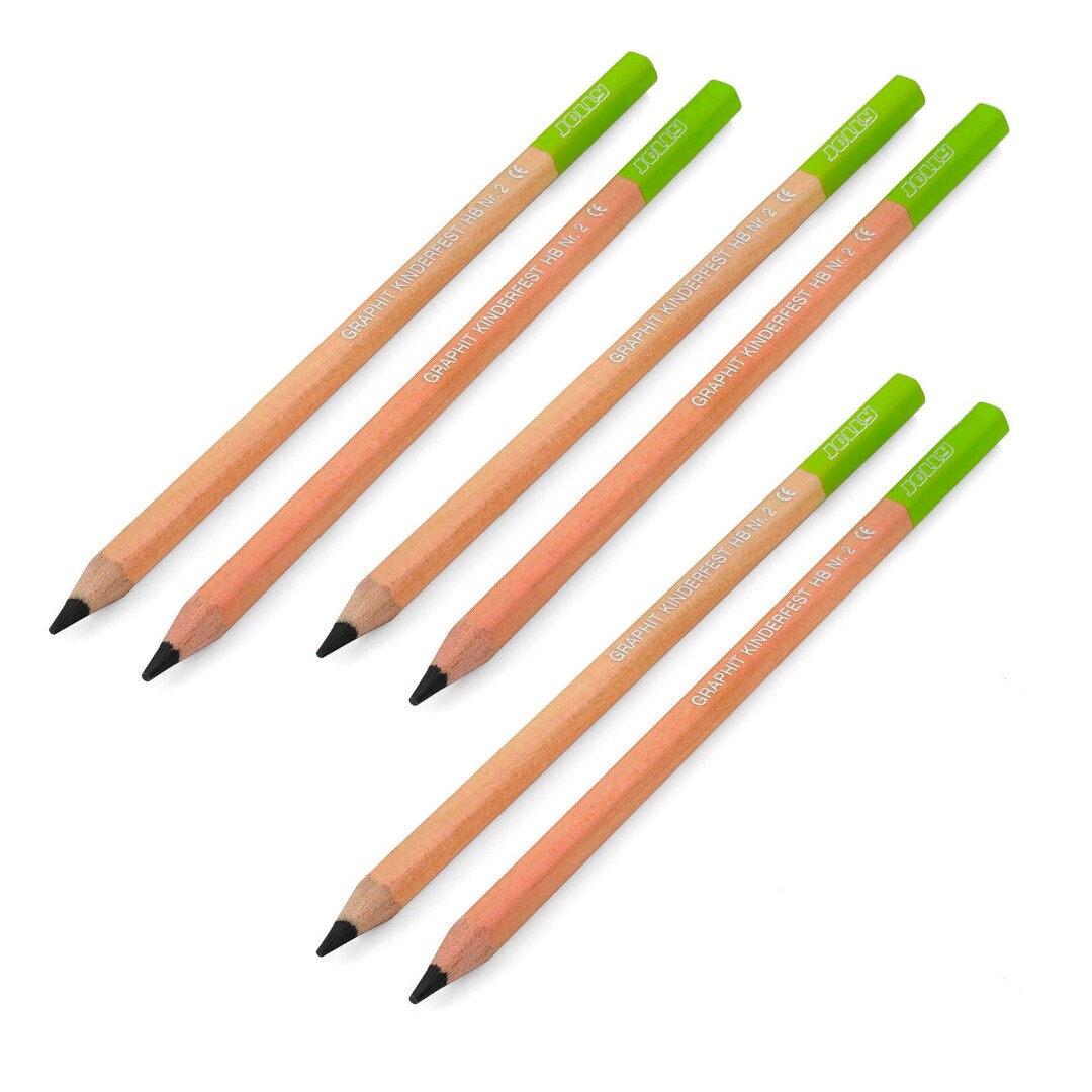 Graphite Pencils: Kinderfest #2 Pencil for Early Learners, Thick Lead ...