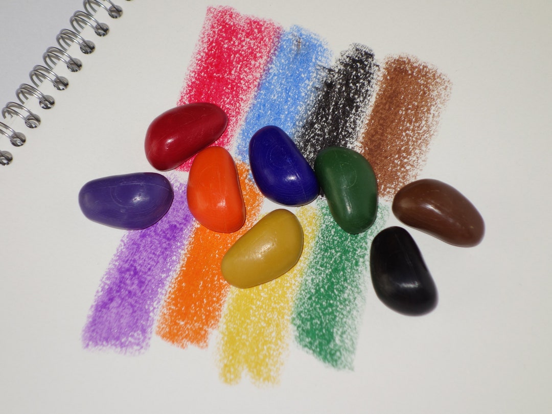 Crayon Rocks: Pebble Shaped Soy Wax Crayons for Kids - Etsy