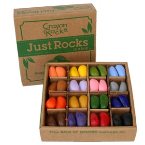 Crayon Rocks: Pebble Shaped Soy Wax Crayons for Kids - Etsy