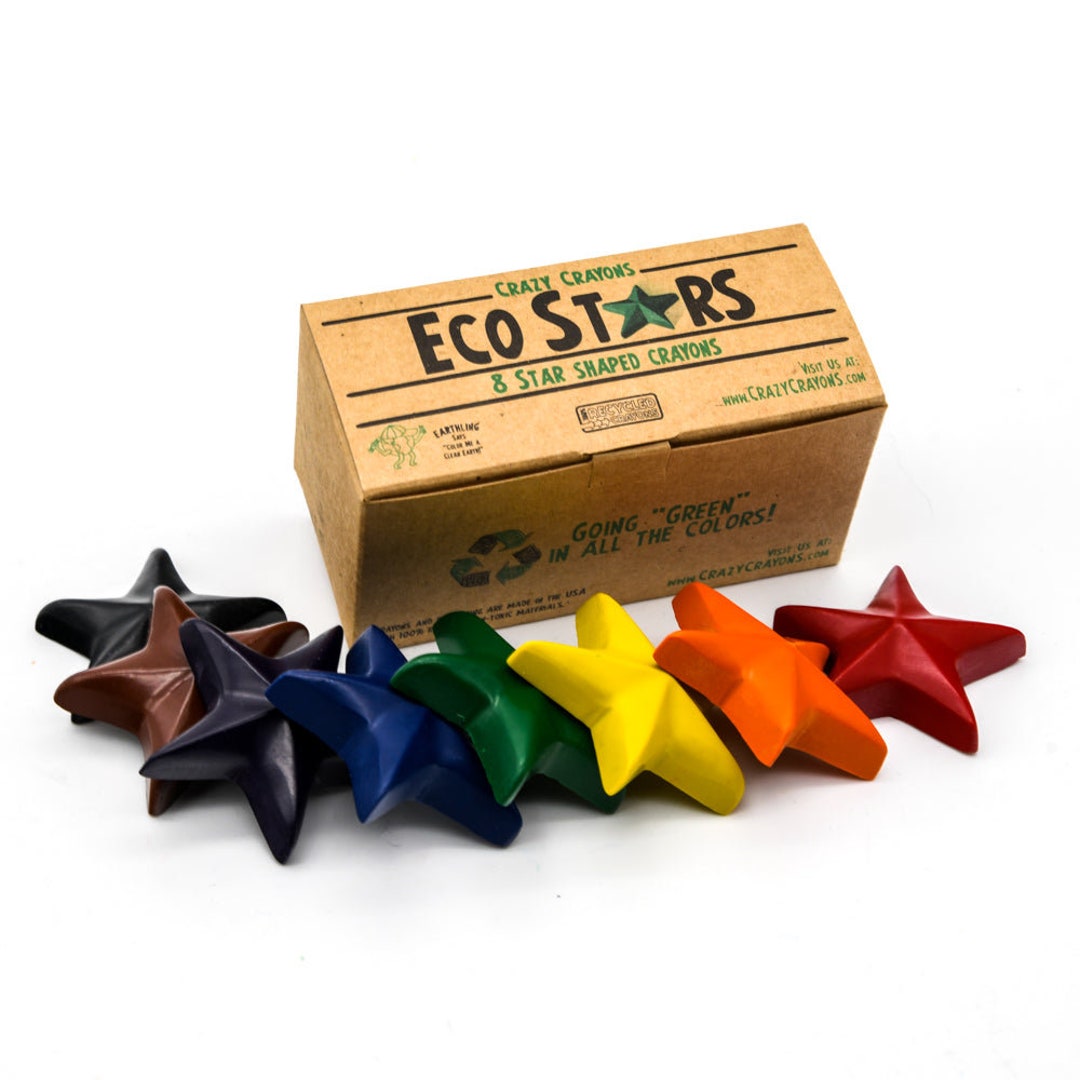 Crayon Stars | Star Shaped Crayons | Made in USA From Recycled Crayons ...