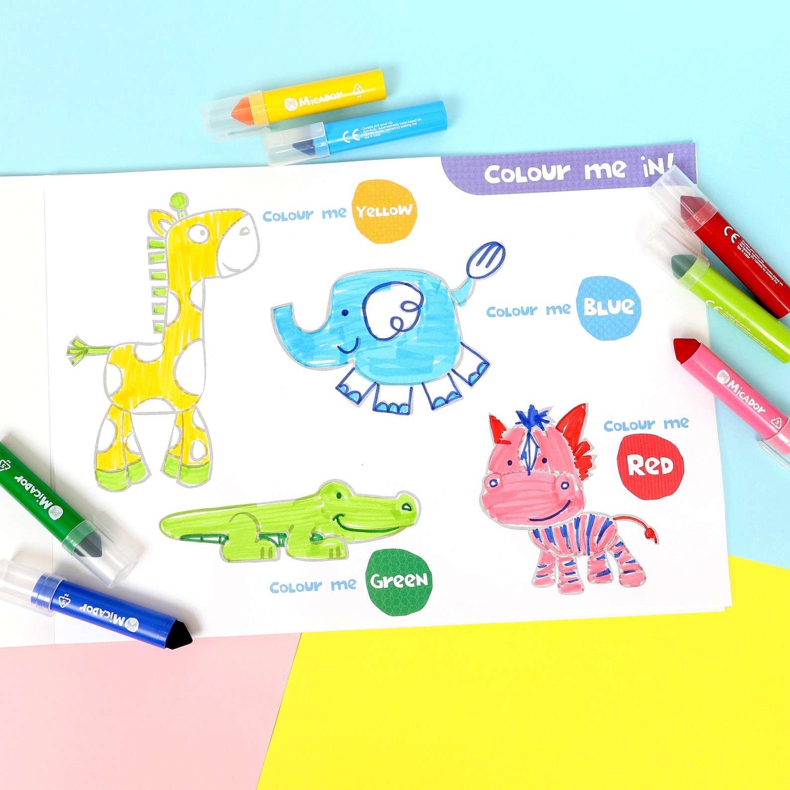 Jumbo Felt Pens Chunky Washable Markers - Etsy
