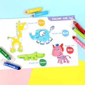 Jumbo Felt Pens Chunky Washable Markers - Etsy