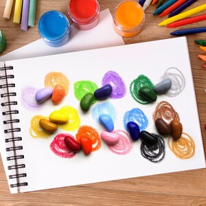 Crayon Rocks: Pebble Shaped Soy Wax Crayons for Kids - Etsy