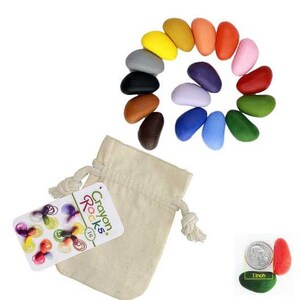Crayon Rocks: Pebble Shaped Soy Wax Crayons for Kids - Etsy