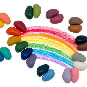 Crayon Rocks: Pebble Shaped Soy Wax Crayons for Kids - Etsy