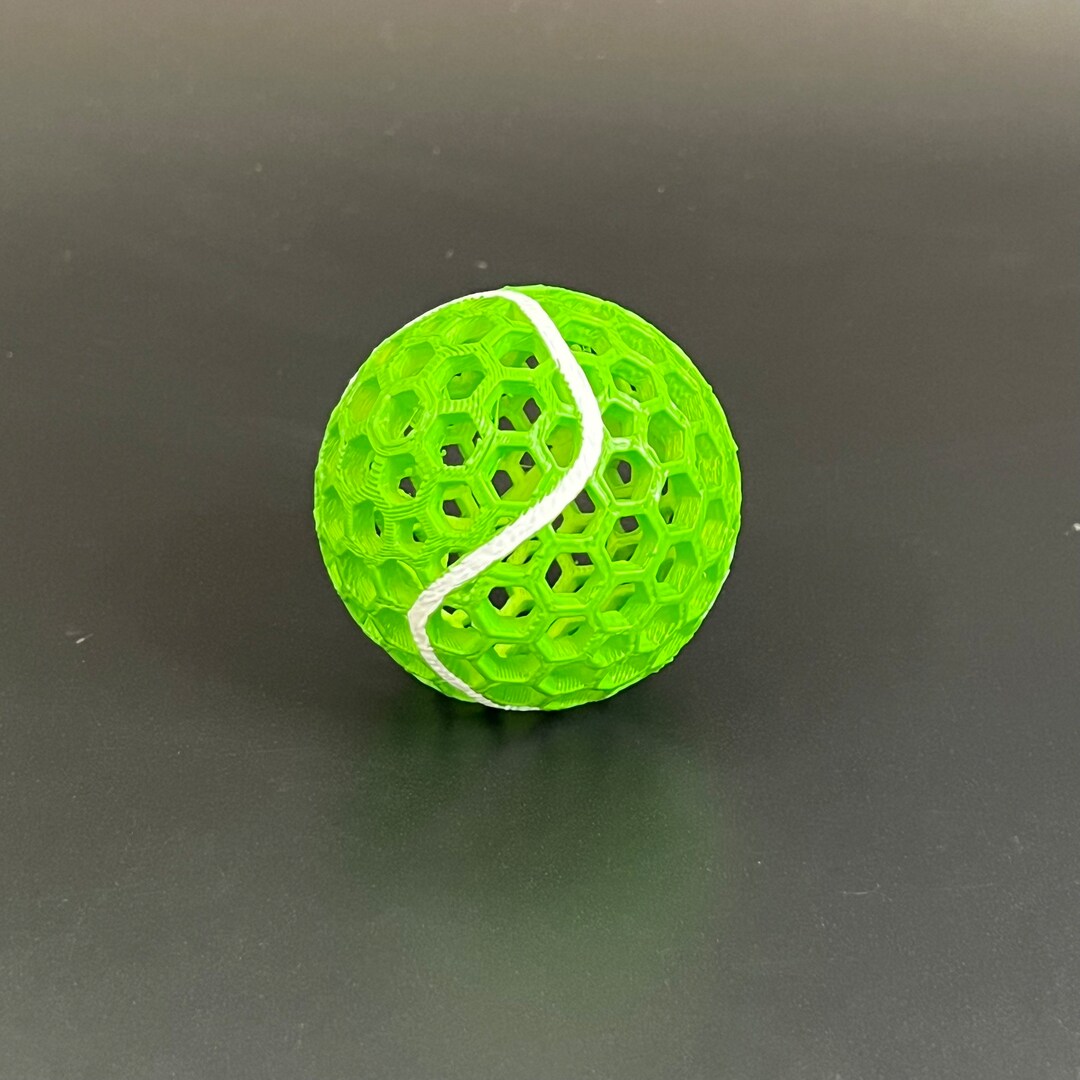 3D Printed Tennis Ball 3 Balls - Etsy