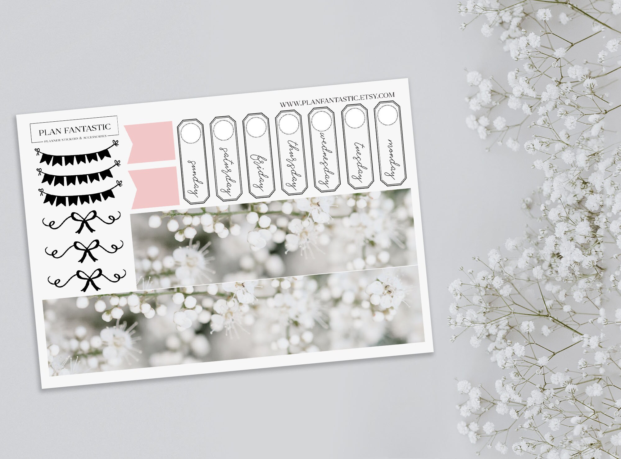 Vintage Farmhouse Weekly Planner Sticker Kit - Etsy
