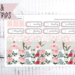 EC001 Bouquet Weekly Kit, Spring Planner Stickers, Weekly Spread, for ...