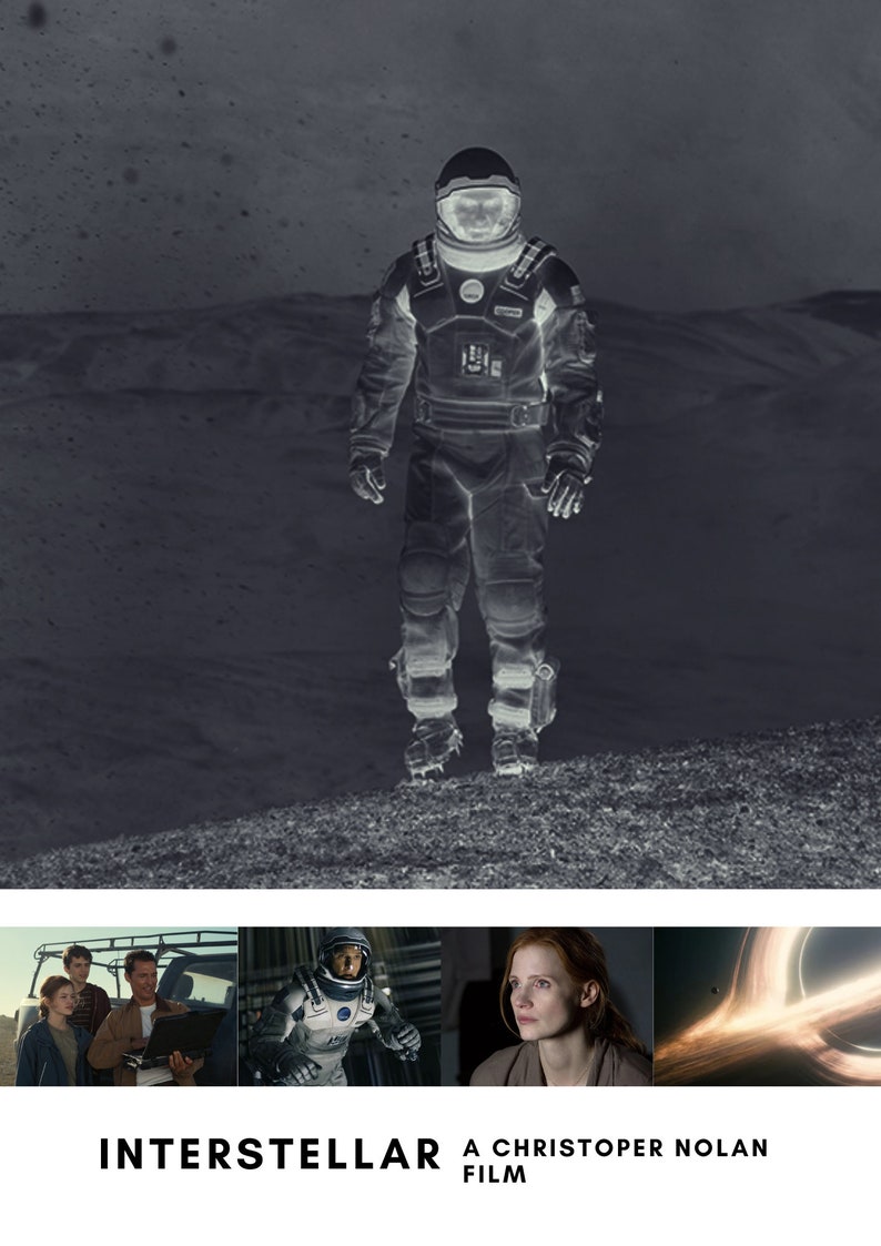 Interstellar Movie Poster - Etsy