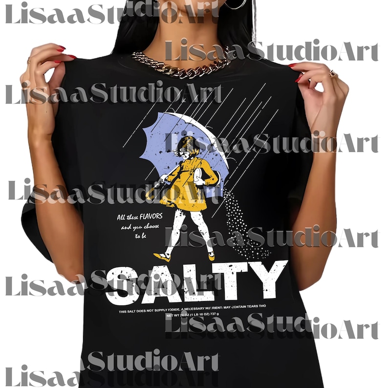 Vintage Don't Be Salty PNG, Sarcastic SVG, Funny Saying Sublimation ...