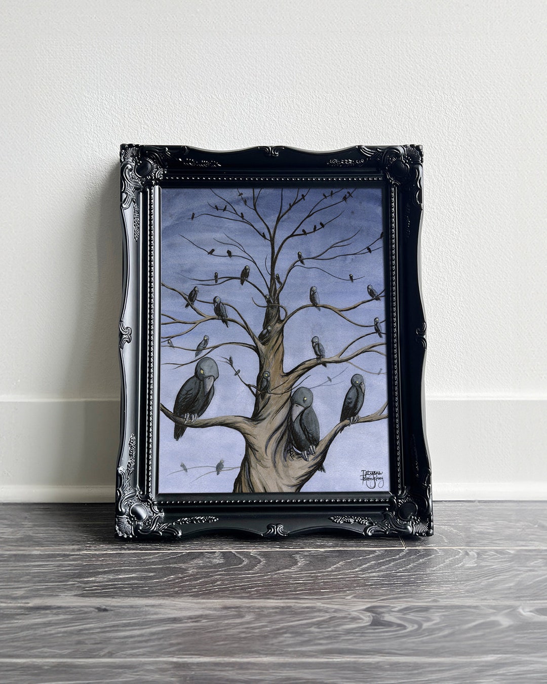 Mafia by Tatyana A Murder of Crows Watching From Tree Branches 8x10 ...