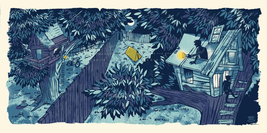 Secret Messages - Screenprinted Art Print - Etsy