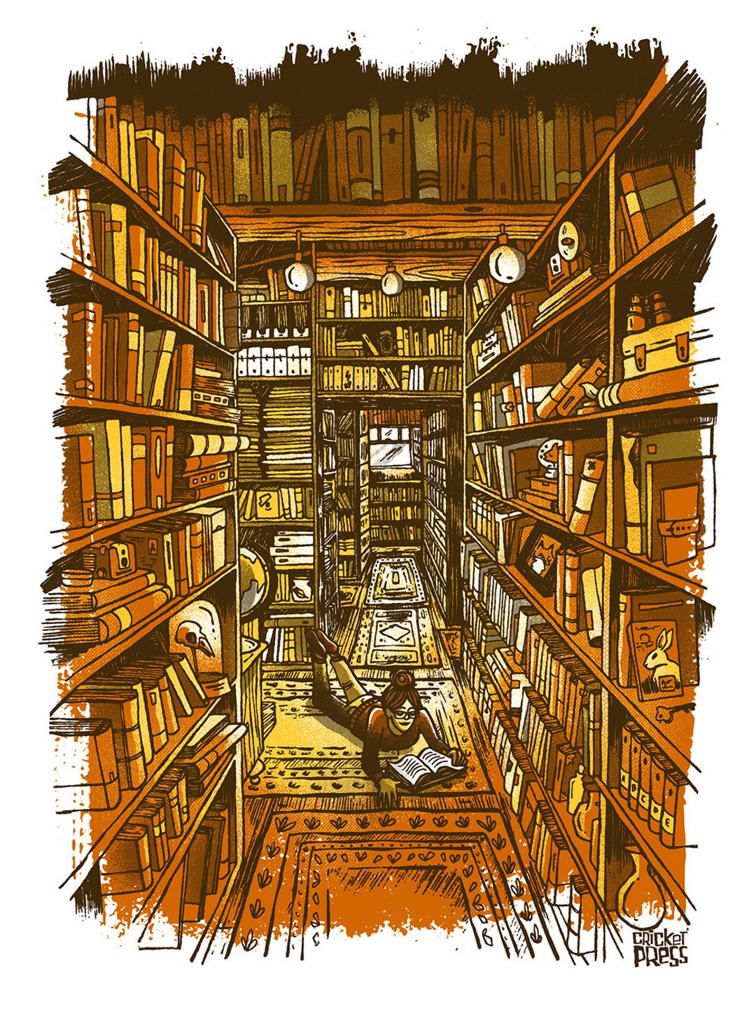 Cozy Nook Mini Art Print - Etsy