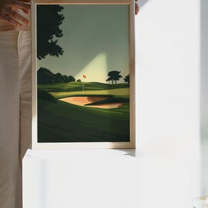 Timeless Golf Print | Legacy Collection: 'greenside 01' | Modern Home ...