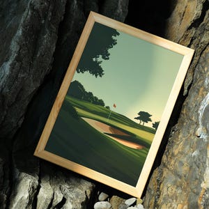 Timeless Golf Print | Legacy Collection: 'greenside 01' | Modern Home ...