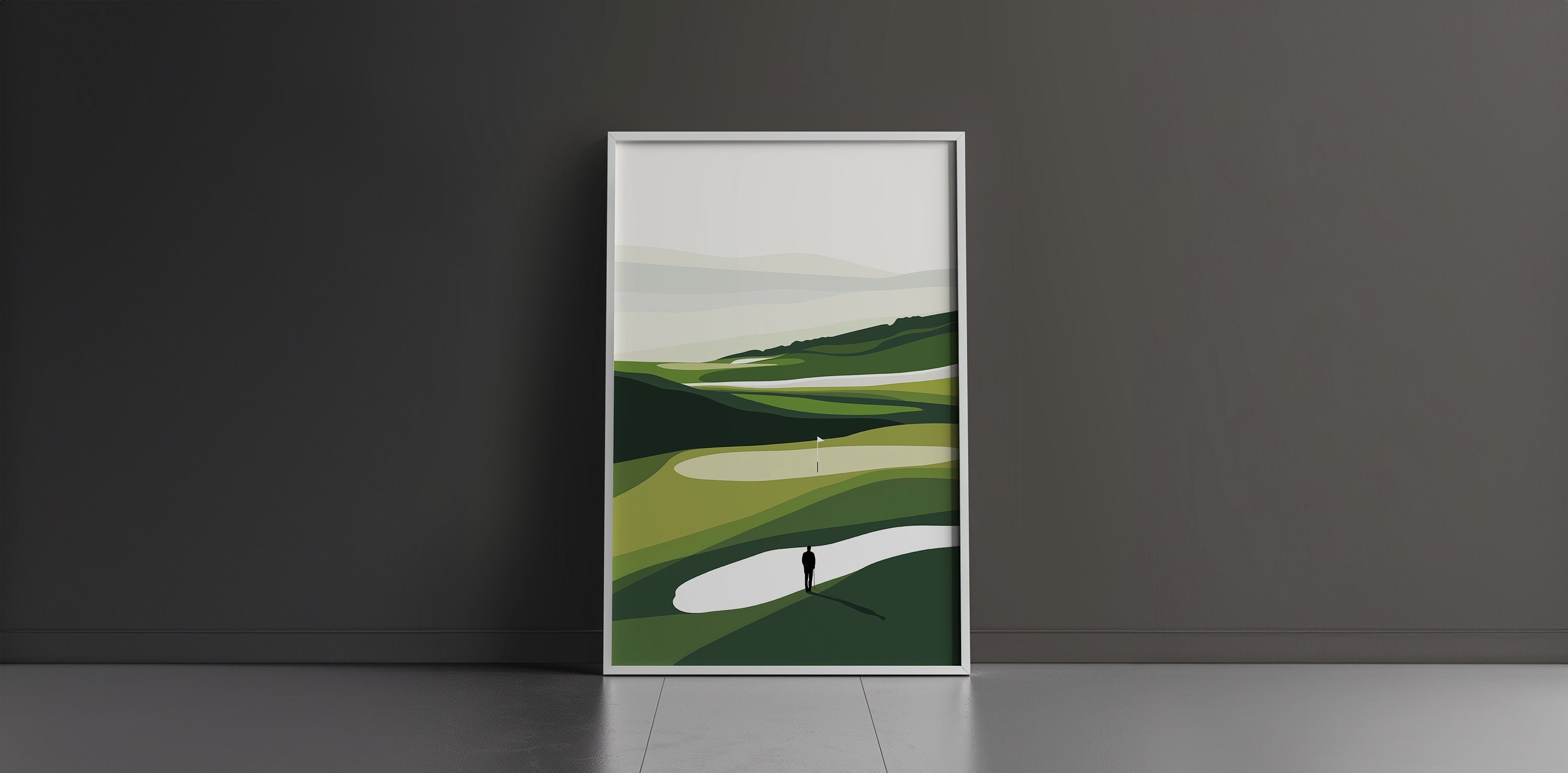 Minimalist Golf Wall Art | Premium Digital Print | Reverie Collection ...