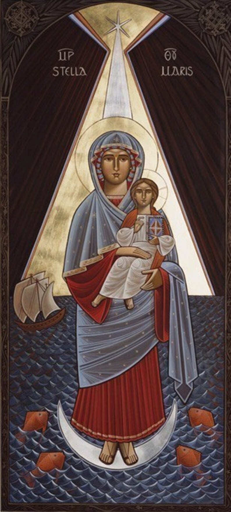 Stella Maris, Mary Star of the Sea - Etsy