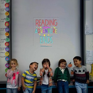 Reading is an Adventure, School Library Decor, Reading Neon Sign ...