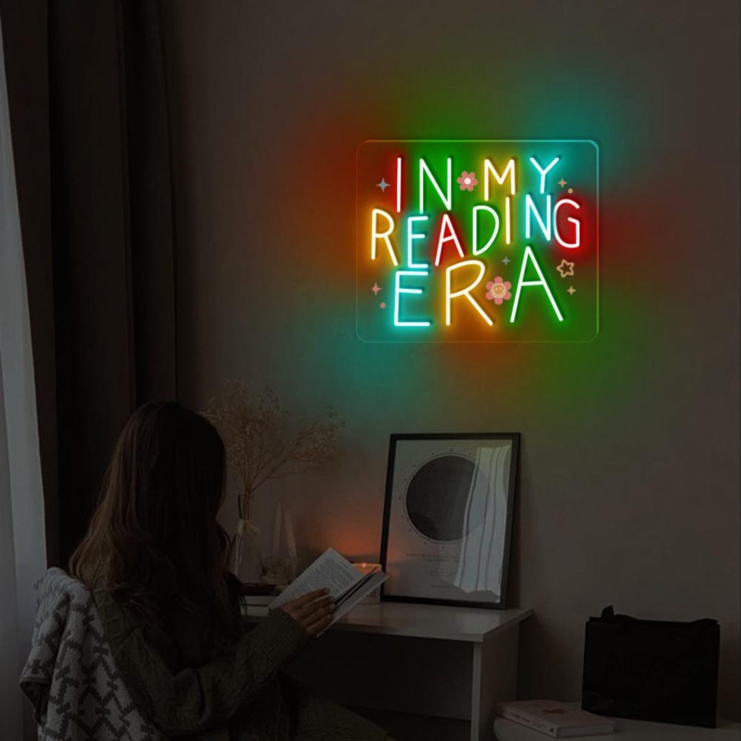 In My Reading Era Neon, Bookish Neon Gift, Book Lover Neon, Gift for ...