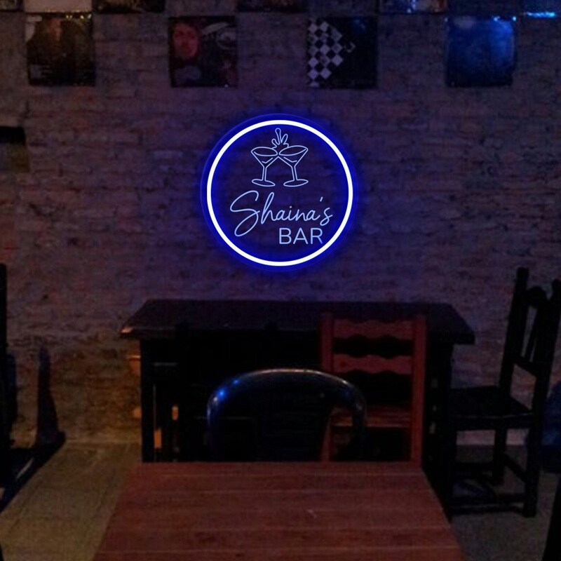 Lighted Bar Sign - Etsy