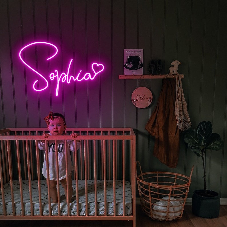 Custom Name Neon Sign for Kids, Neon Sign Bedroom, Neon Sign Custom ...