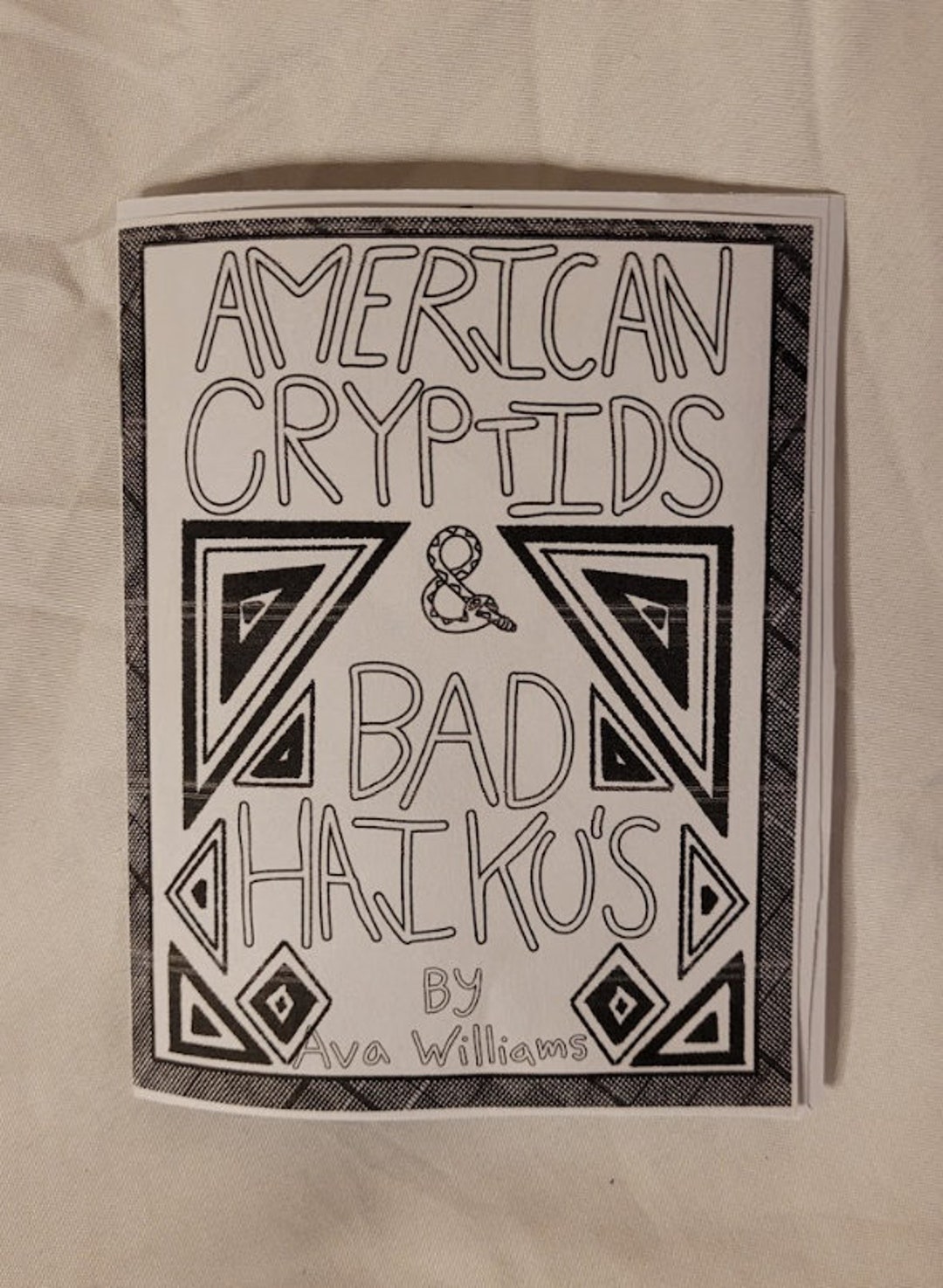 American Cryptid's and Bad Haiku's Zine - Etsy