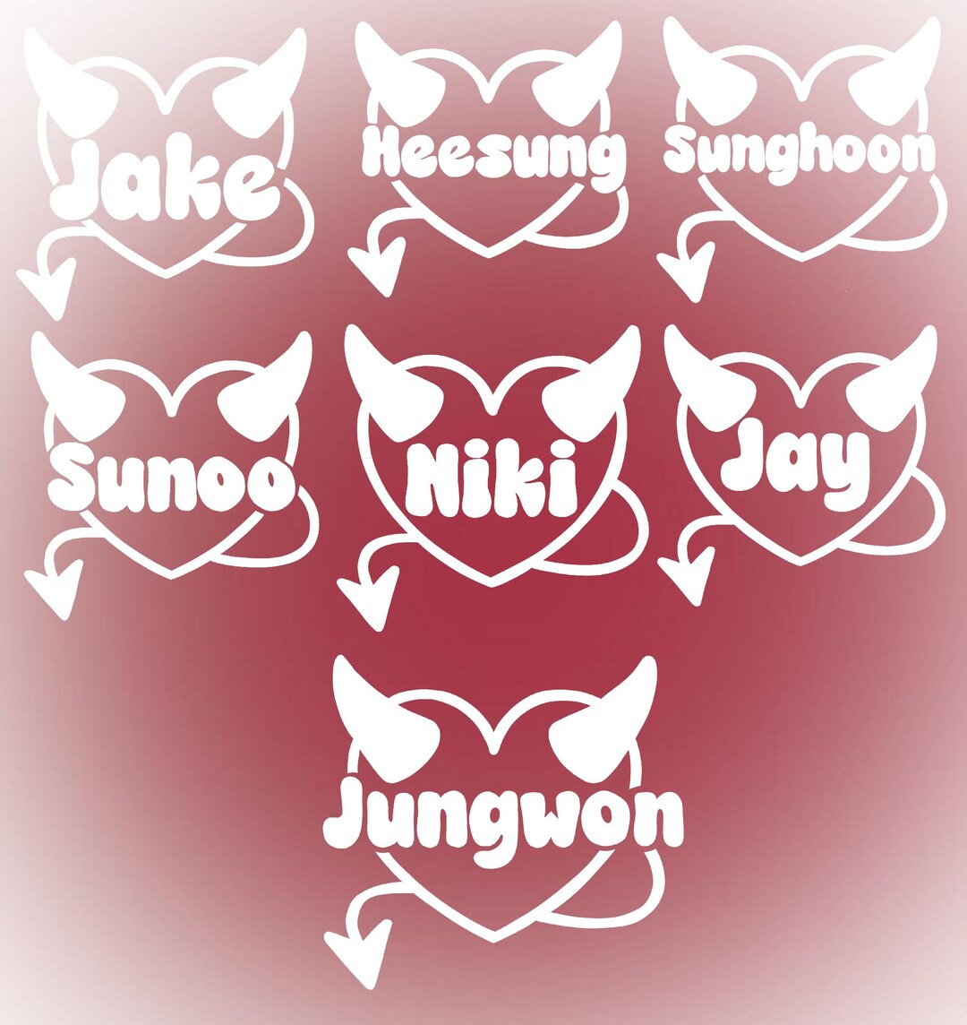 Enhypen Lightstick Decals - Etsy