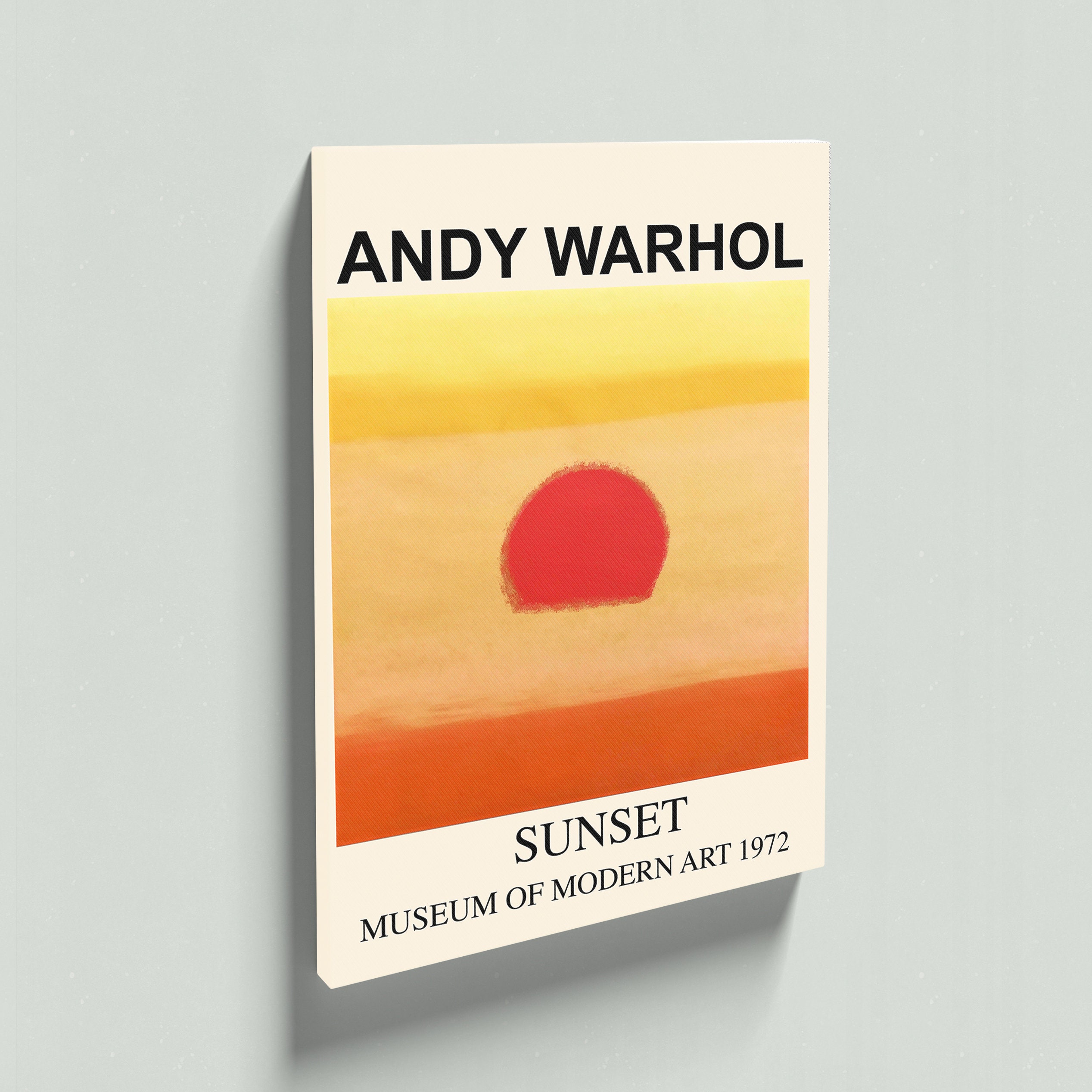 Andy Warhol Poster Andy Warhol Andy Warhol Exhibition Poster Printable ...