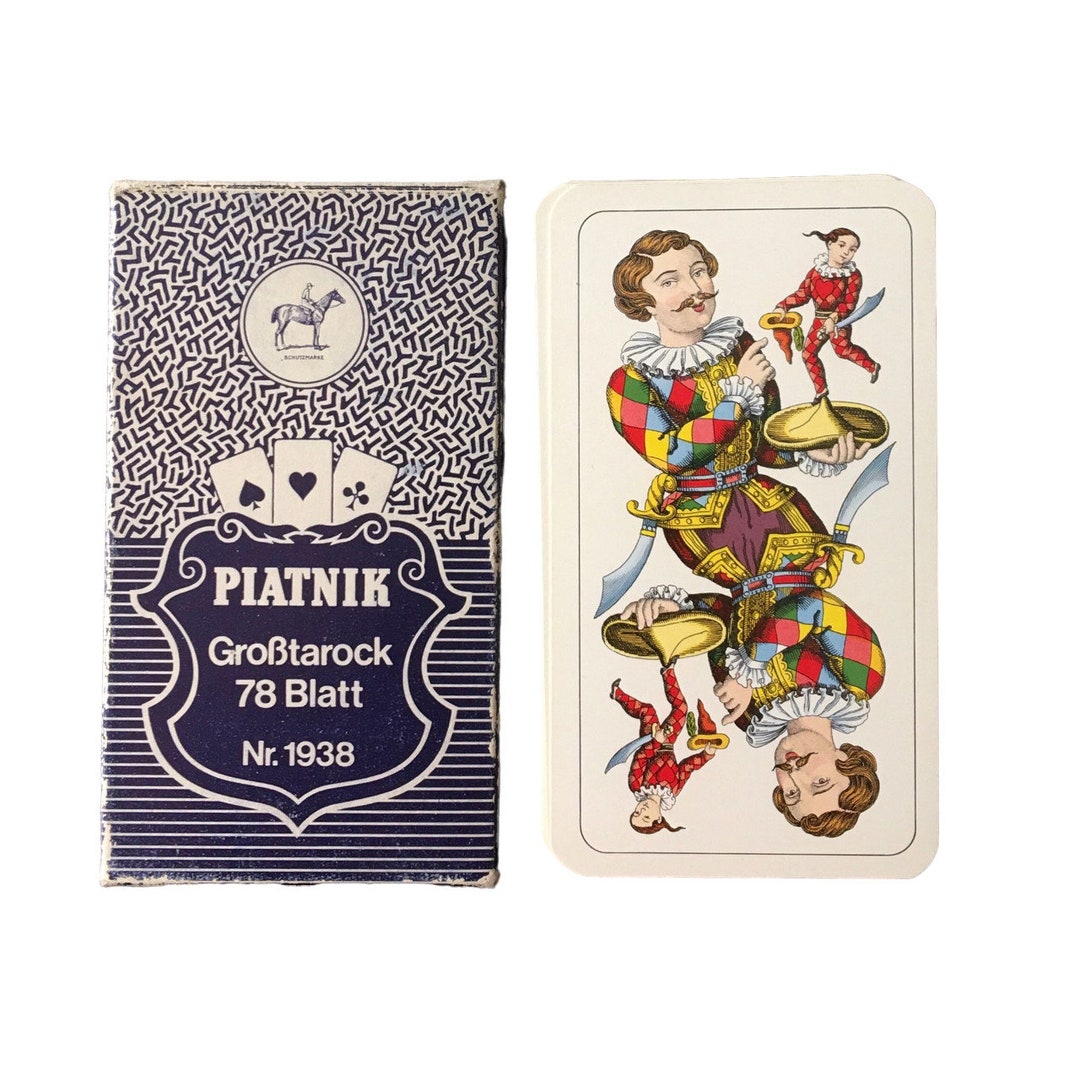 Tarock Playing Cards N.1938 Piatnik 1954 Vintage - Etsy