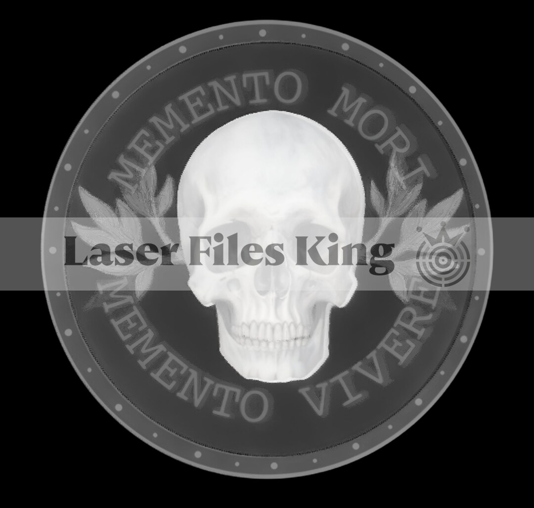 Fiber Laser Cut Depth Map 3D PNG File, Depth Engraving, Brass Coin ...