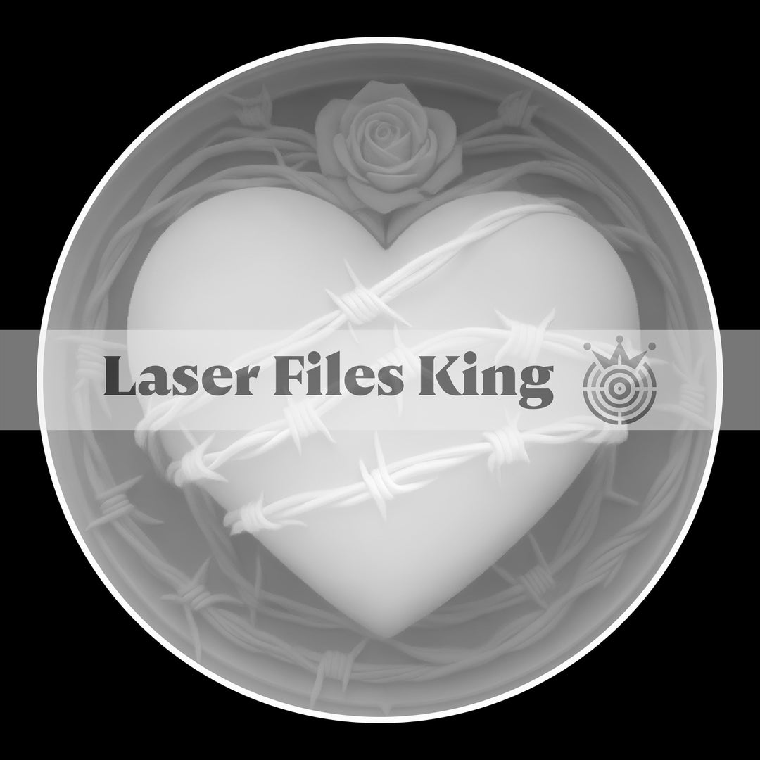 Fiber Laser Cut Depth Map 3D PNG File, Depth Engraving, Brass Coin ...