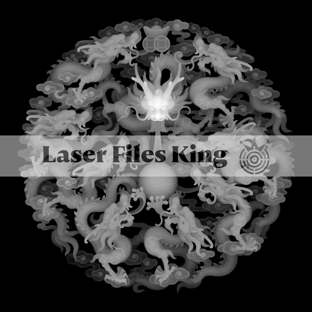 Fiber Laser Cut Depth Map 3D PNG File / Depth Engraving / Brass Coin ...